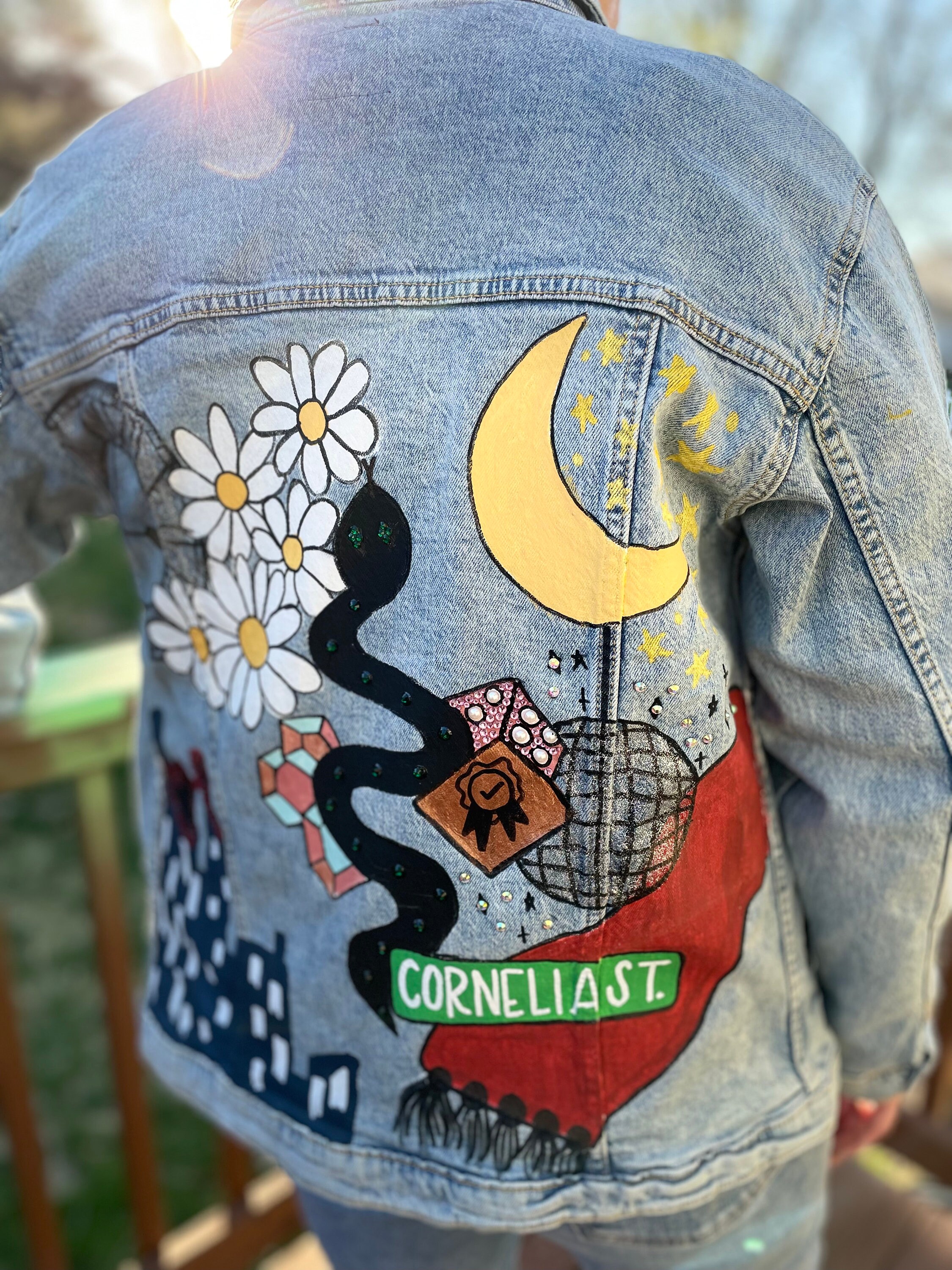 CUSTOM Eras Tour Inspired taylor Swift Inspired Hand-painted Denim ...