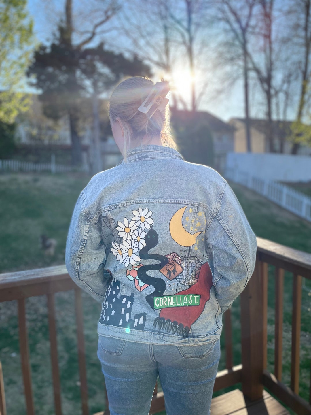 CUSTOM Eras Tour Inspired taylor Swift Inspired Hand-painted Denim ...