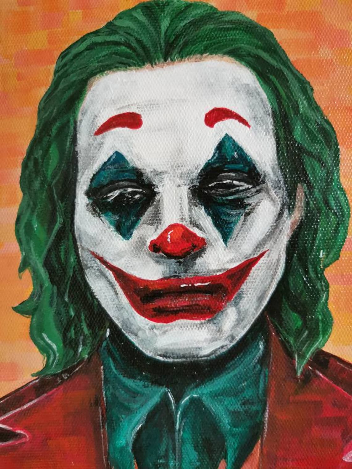 Canvas / canvas art / canvas Joker / joker art / canvas | Etsy