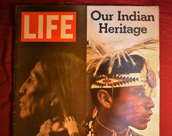 July 2 1971 Life Magazine Our Indian Heritage Cover Vintage American ...