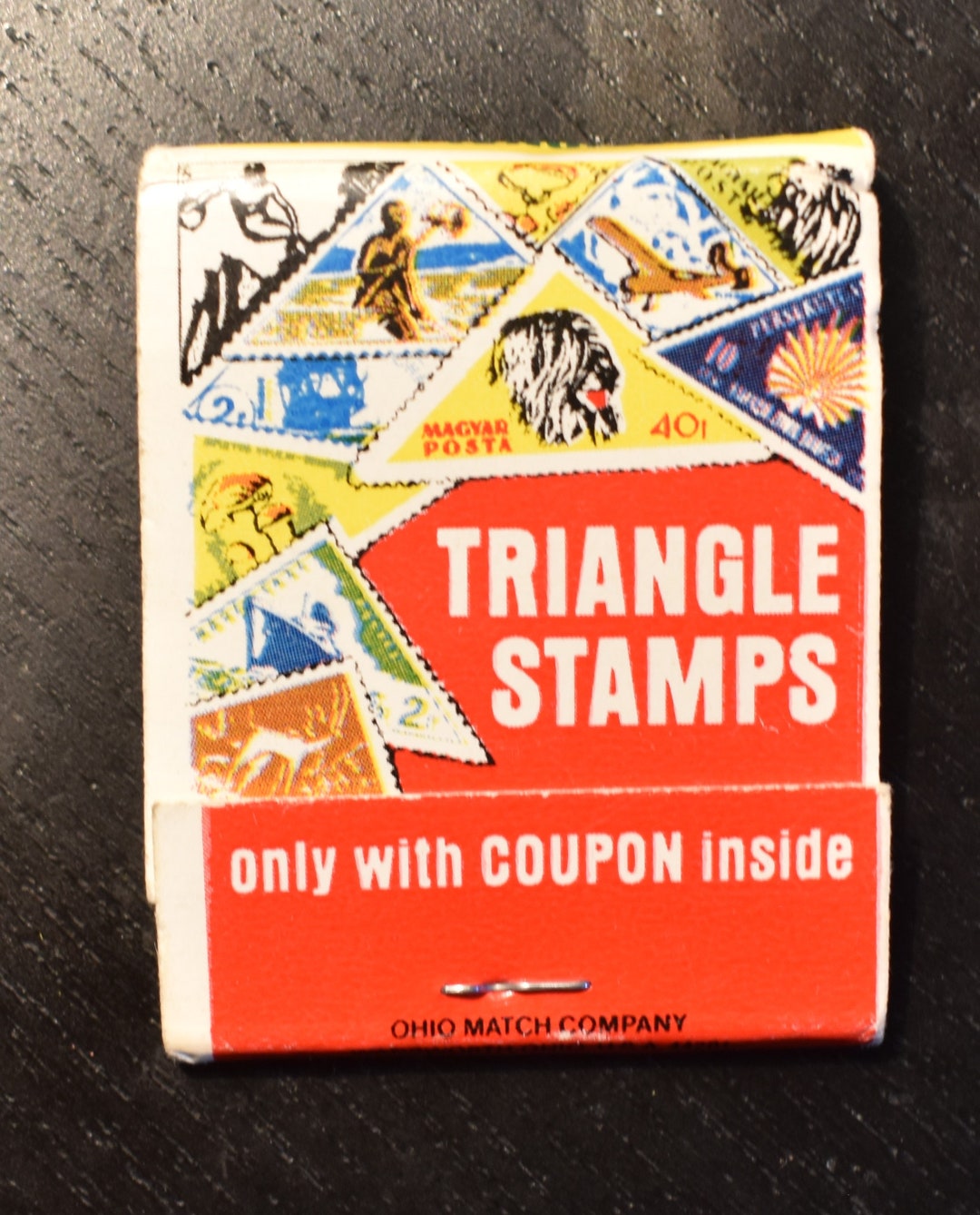 Triangle Stamps, Jamestown Stamp Co., Jamestown, NY Matchbook (unused ...