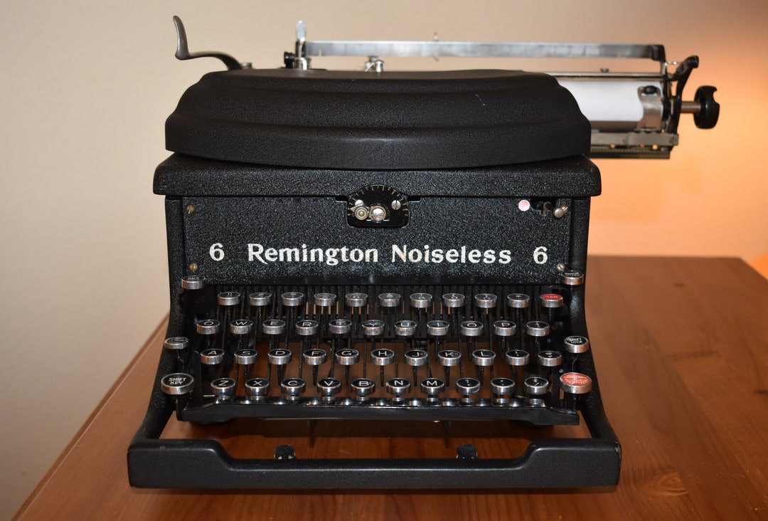 Remington Noiseless 6 Typewriter Circa 1931 - Etsy