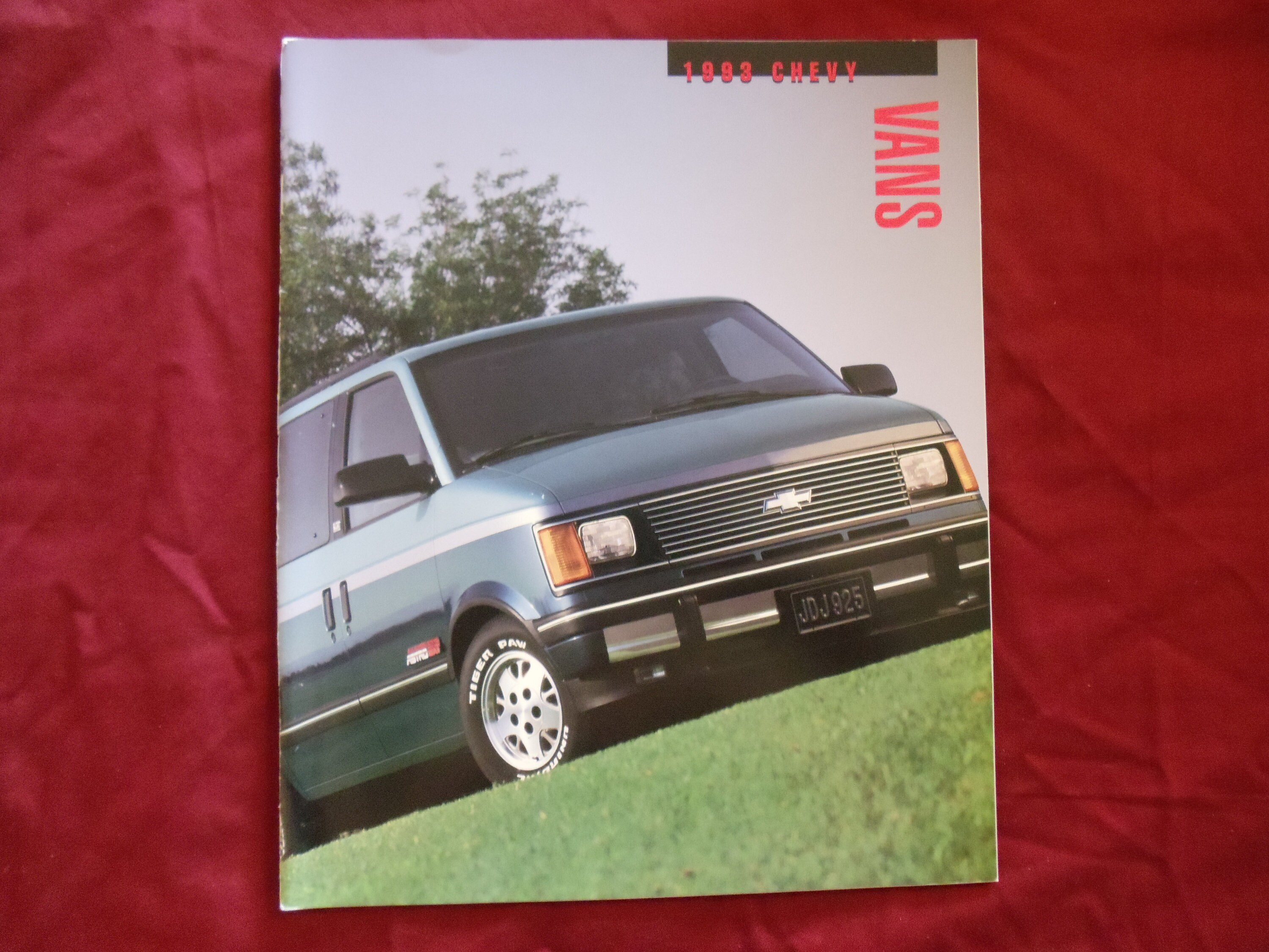Chevrolet 1993 Vans Original Sales Brochure (52 Pages) - Etsy New Zealand