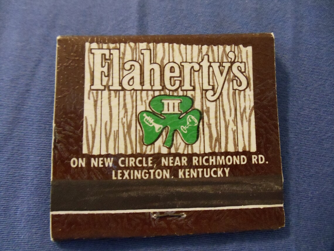 Flaherty's III Louisville, KY Matchbook - Etsy