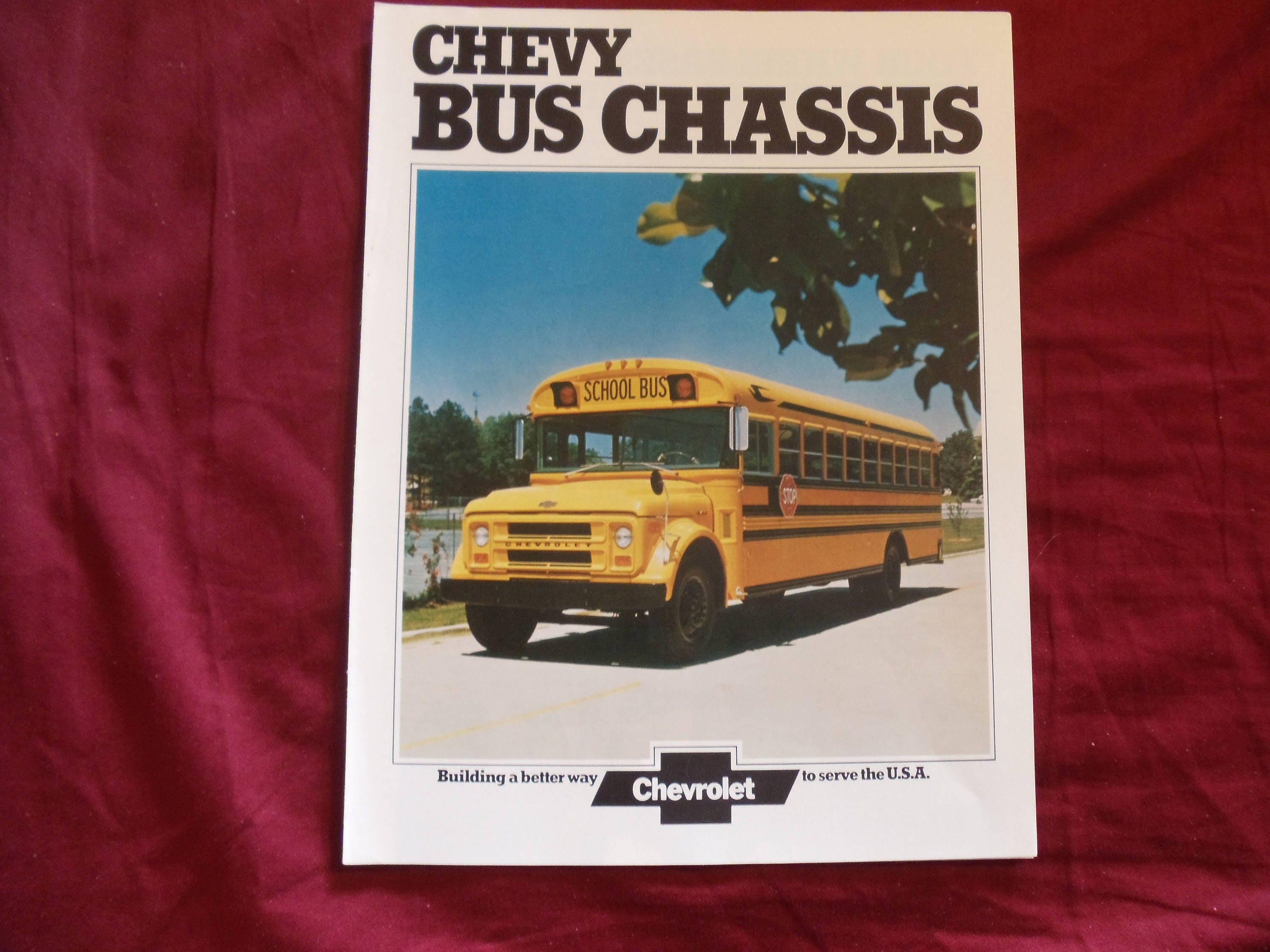Chevrolet Bus Chassis 1974 Original Sales Brochure (4 Pages) - Etsy