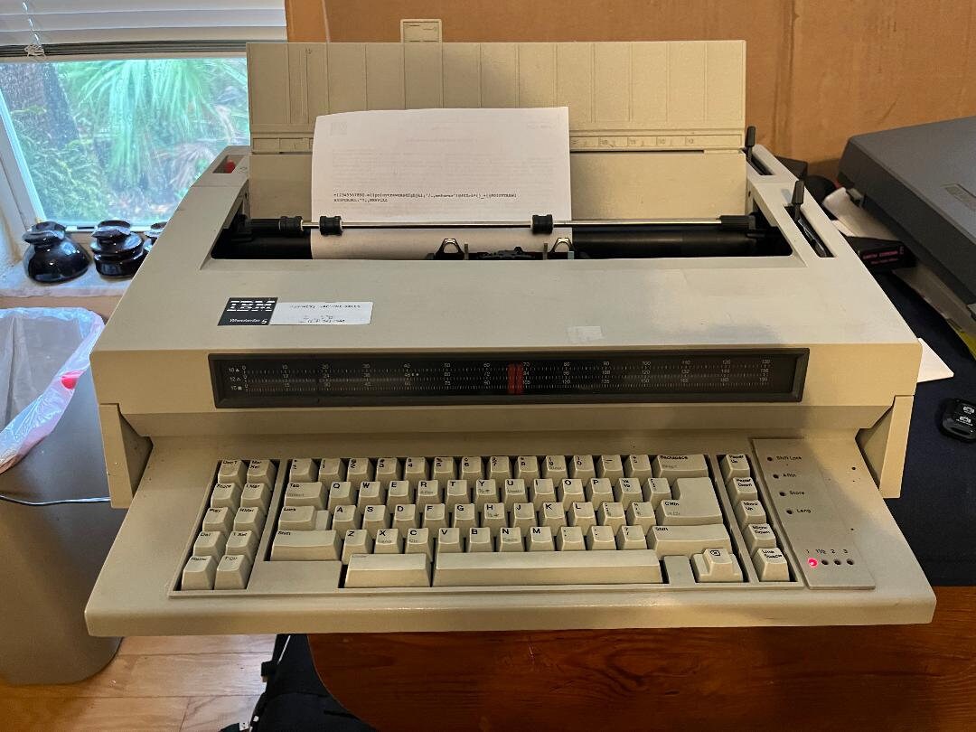 IBM Wheel Writer 5 Typewriter - Etsy