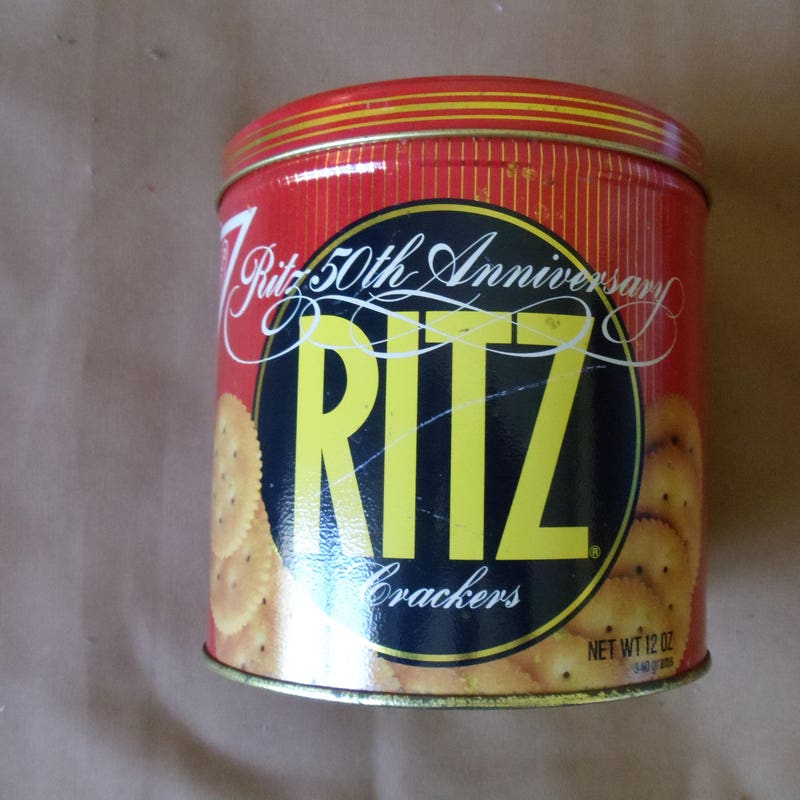 Ritz Cracker Tin - Etsy
