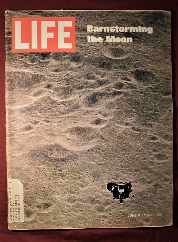 Life Magazine June 6 1969 Barnstorming the Moon - Etsy