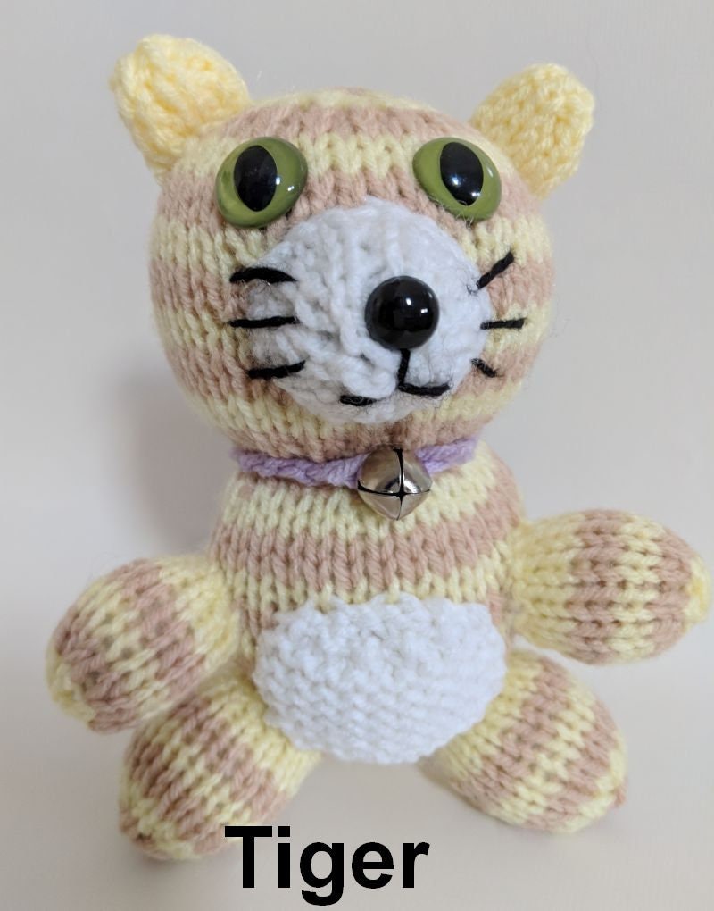 Knitted Stuffed Animals, Unique Knit Animals, Collectible Knit Animals ...