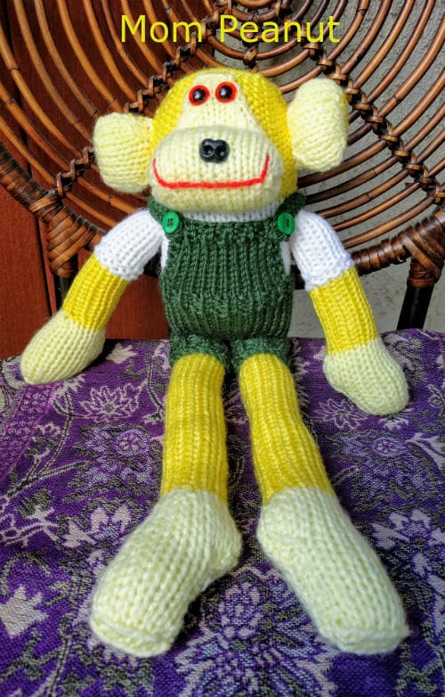 Monkey Family Knit Monkeys Knit Toys Stuffed Toy Child | Etsy