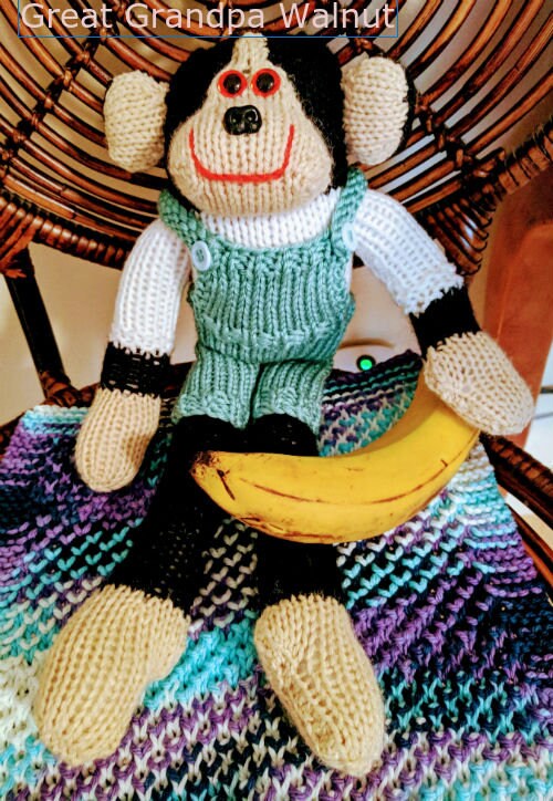 Monkey Family Knit Monkeys Knit Toys Stuffed Toy Child - Etsy UK