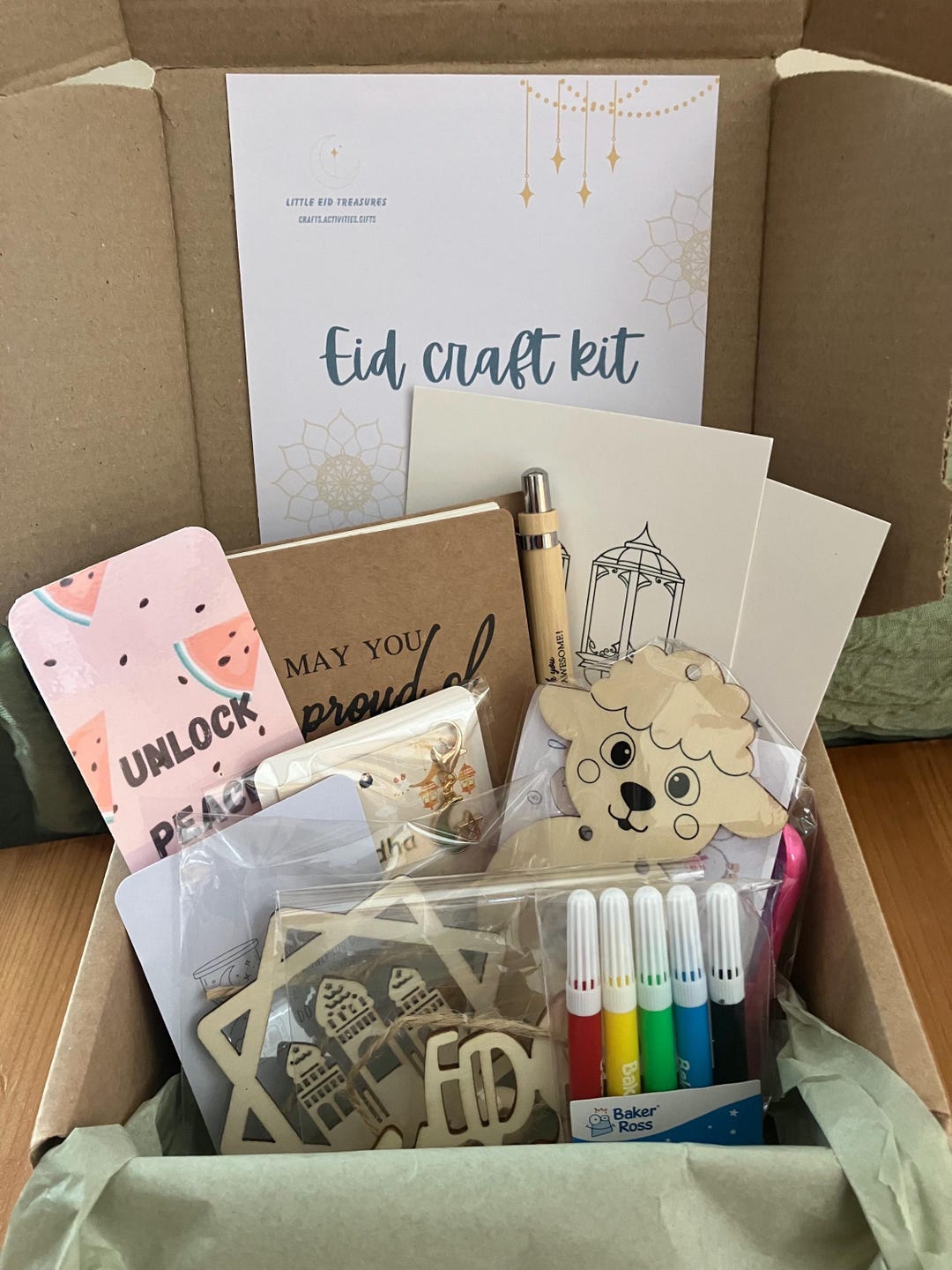 Eid Activity Box for Kids-eid Gift for Kids-islamic Gift-eid Mubarak ...