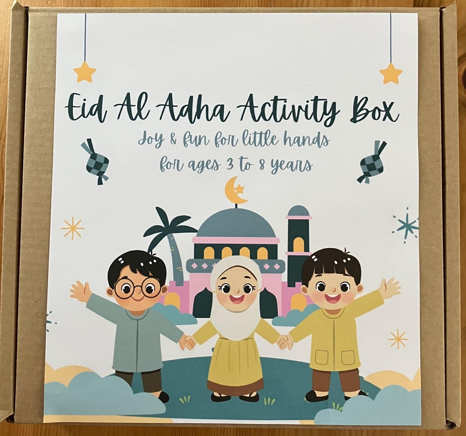 Eid Activity Box for Kids-eid Gift for Kids -islamic Gift- Crafts ...
