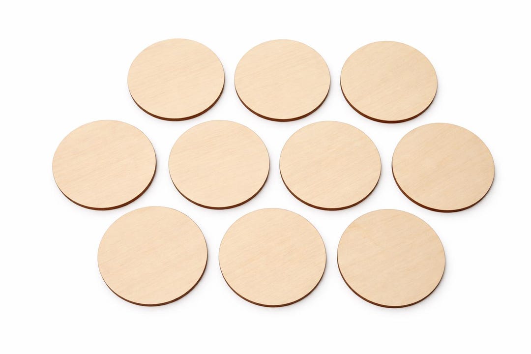 Wooden Circle Discs 7cm – Birch Plywood Craft Blanks (pack of 10) - Etsy