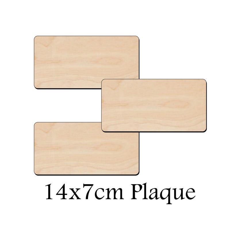 Wood Rectangular Shapes - Etsy UK