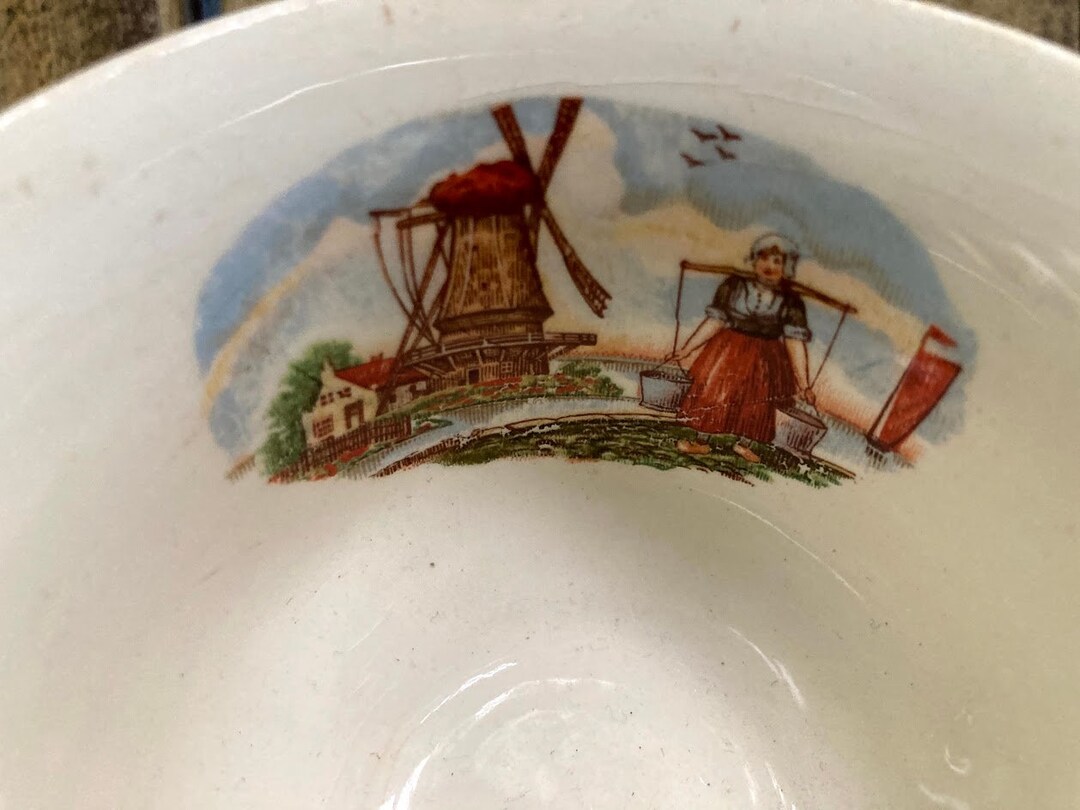 Stetson China Pattern STT54 dutch Windmill Scene Teacup - Etsy