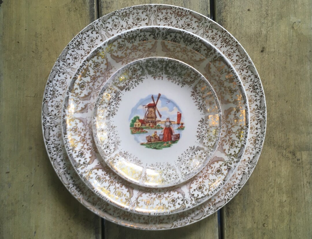 Stetson China Pattern STT54 3 Piece Place Setting - Etsy