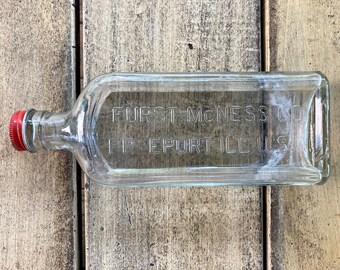 Furst-mcness Co. Freeport Illinois 1908, Vintage Glass Bottle - Etsy
