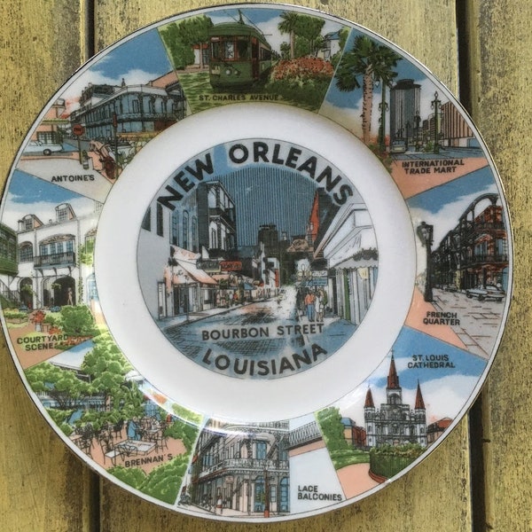 New Orleans Souvenir Plate - Etsy