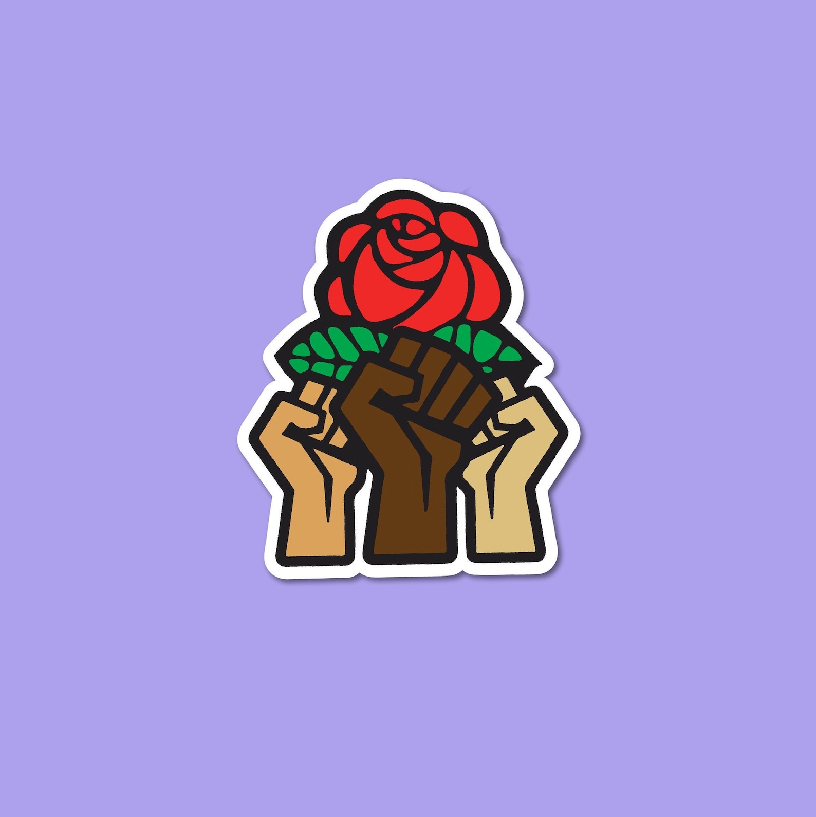 Democratic Socialist Rose Version 2 DSA Democratic | Etsy