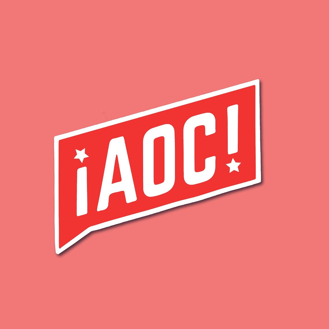 AOC Alexandria Ocasio-Cortez Logo Sticker | Etsy