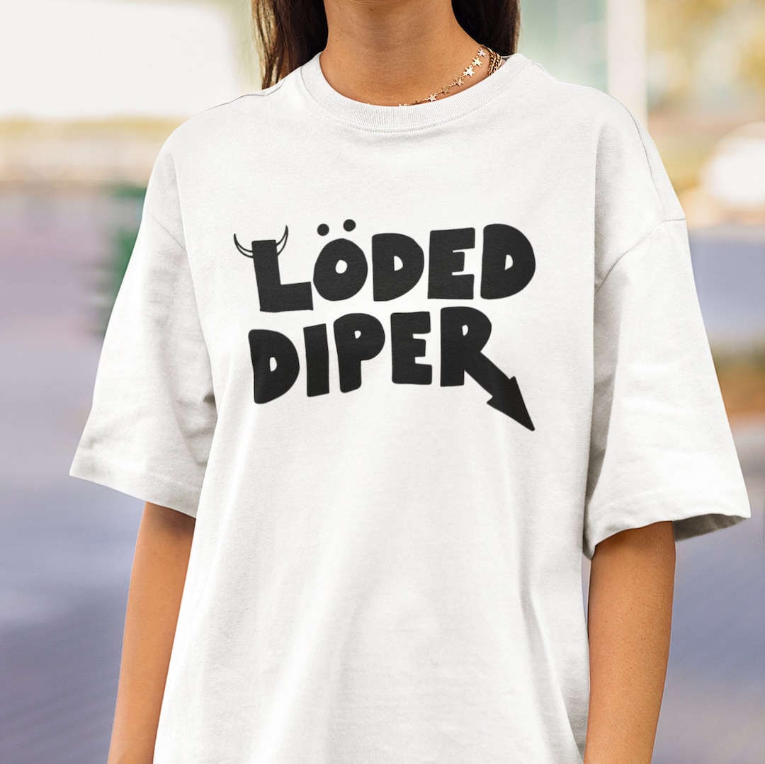 Loded Diper / Löded Diper Funny Diary of a Wimpy Kid Meme Band Tee ...