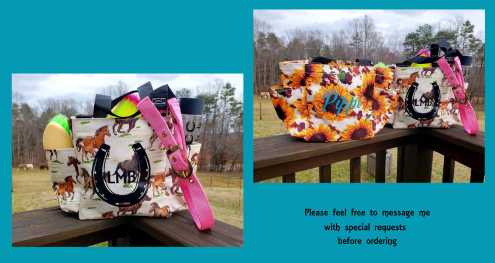 Personalized Grooming Bag Grooming Tote Horse Grooming Bag - Etsy