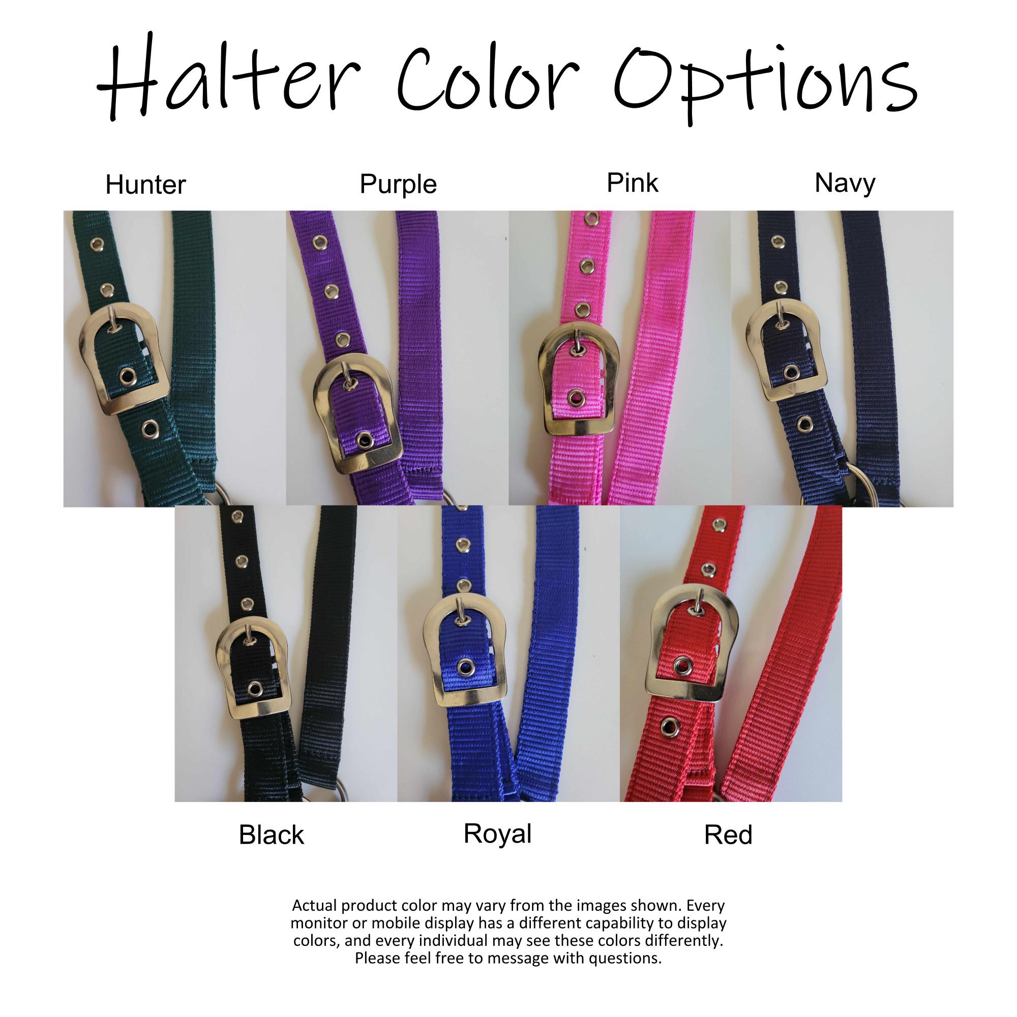 Personalized Horse Halter, Cob Halter, Pony Halter, Horse Name on ...