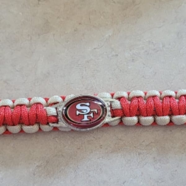 49ers Paracord Bracelet - Etsy