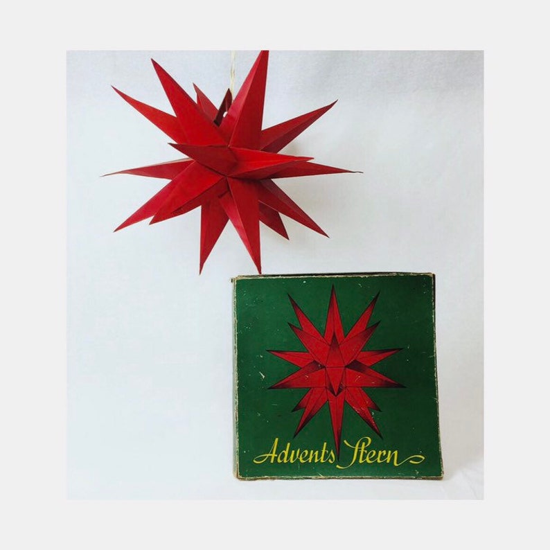 Annaberg Advent Star 20s With Cardboard - Etsy