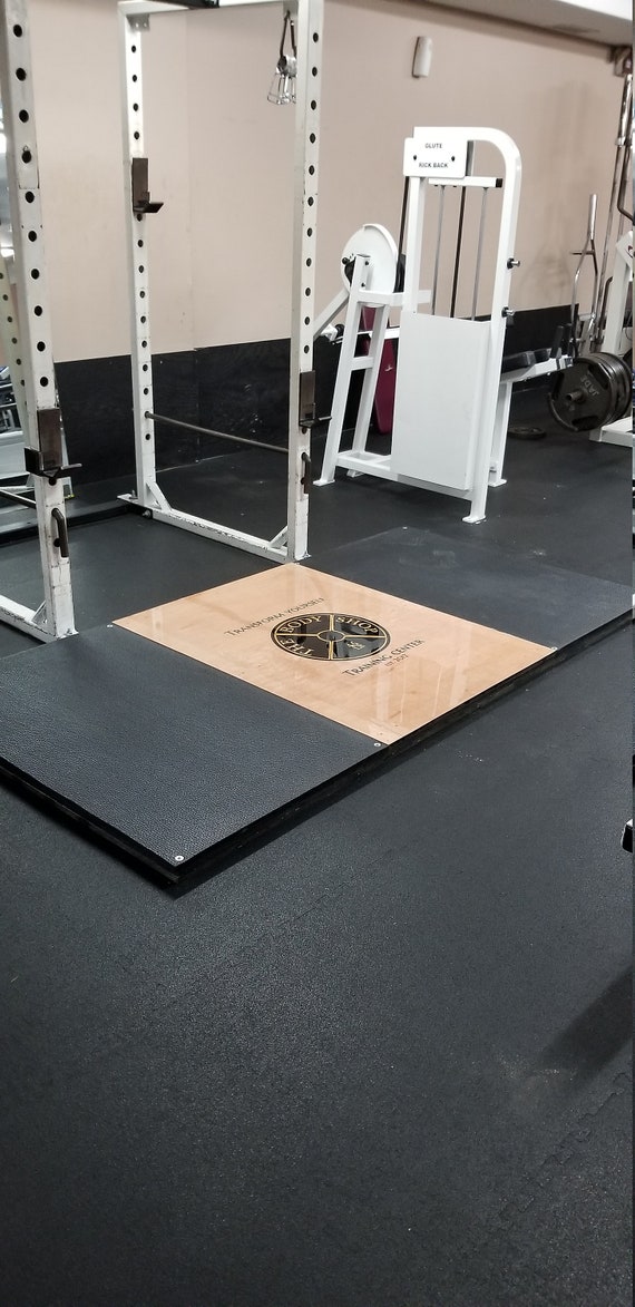 4x8 Custom Deadlift Platform Lifting Platform Deadlift area | Etsy