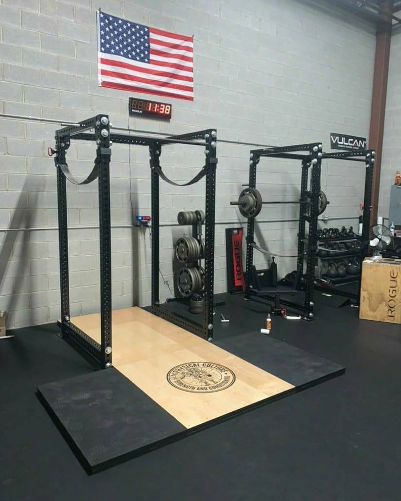 4x8 Custom Deadlift Platform (with Rack Extension), Lifting Platform ...