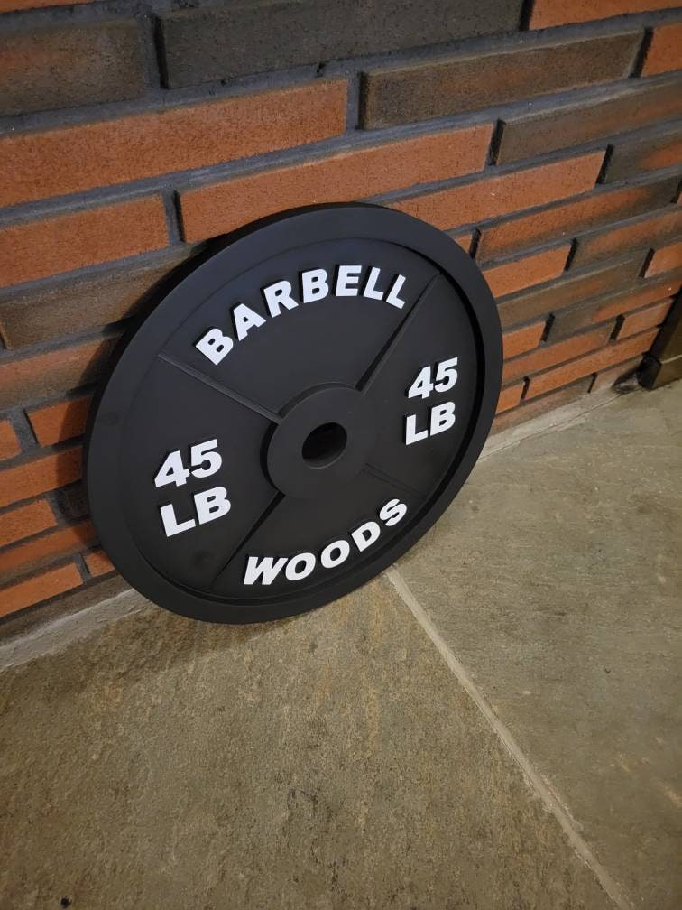 Weight Plate Name Sign, Plate Sign, Weight Sign, Customized Plate Sign ...