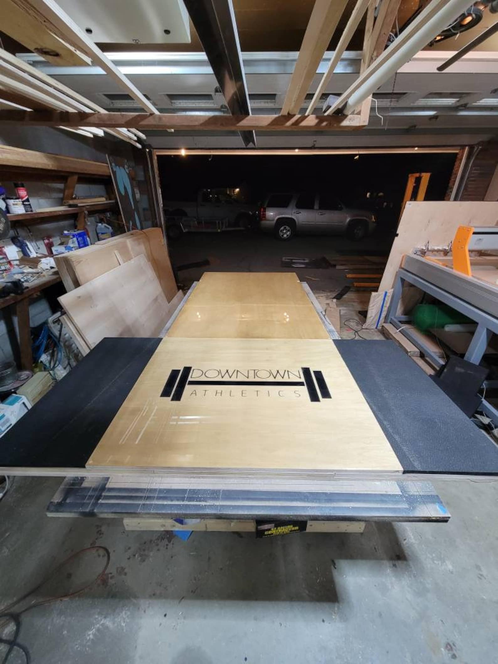 4x8 Custom Deadlift Platform (with Rack Extension), Lifting Platform ...
