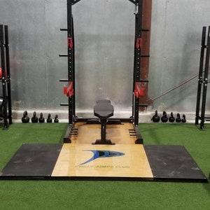 4x8 Custom Deadlift Platform (with Rack Extension), Lifting Platform ...