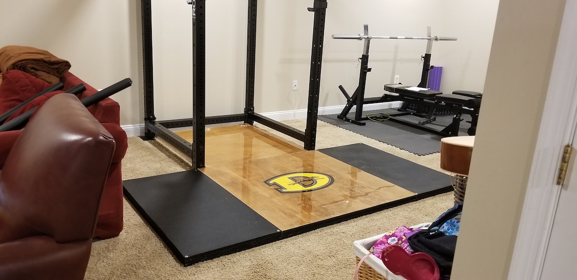 4x8 Custom Deadlift Platform with Rack Extension Lifting | Etsy