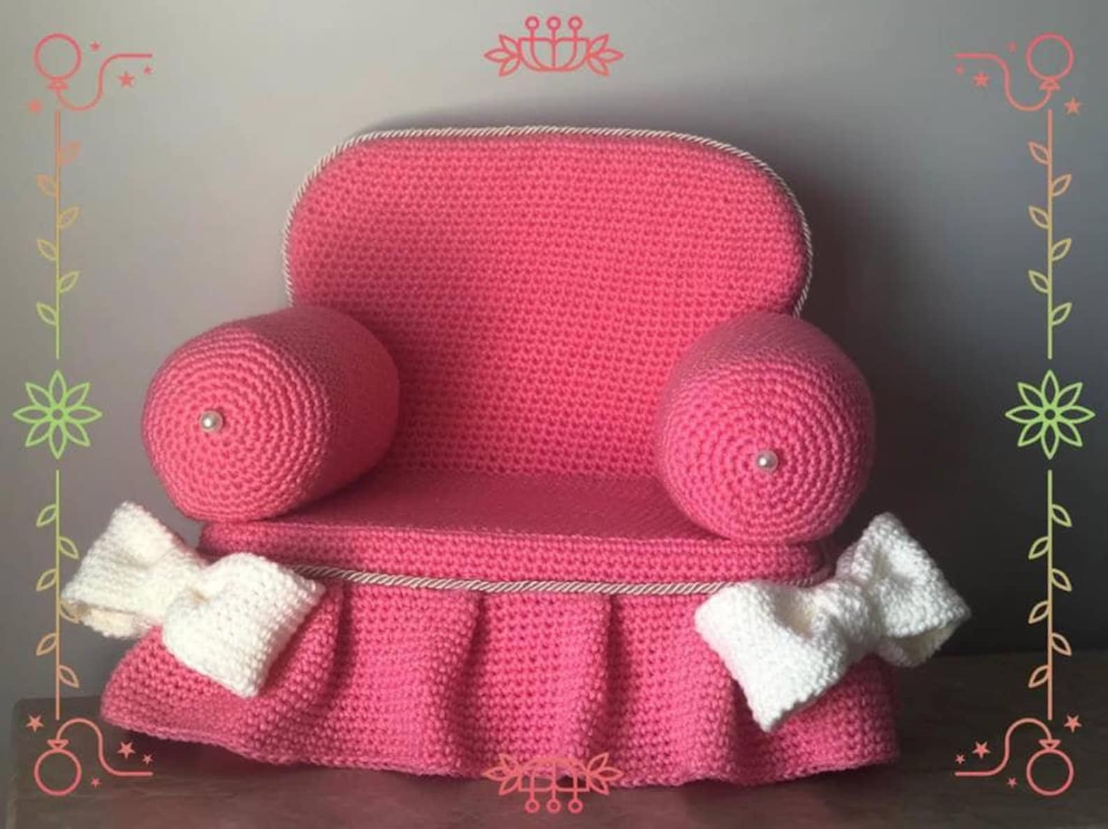 Kitty Sitting on Armchair Crochet Pattern Kitty on Armchair - Etsy Canada