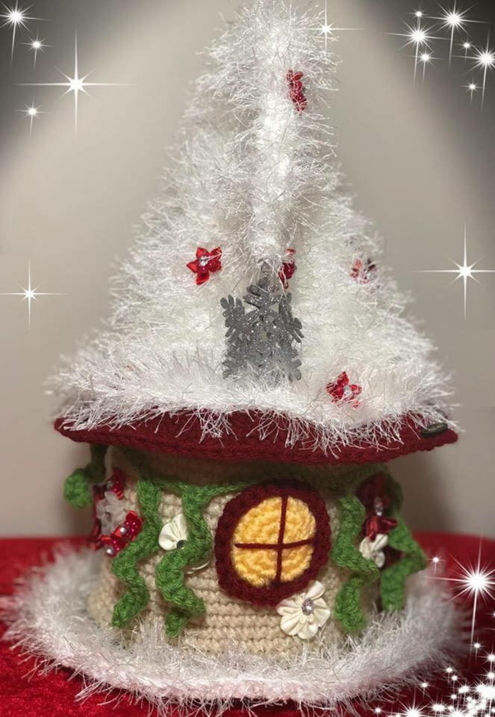 Crochet Fantasy Fairy House, Fairy House Pattern - Etsy