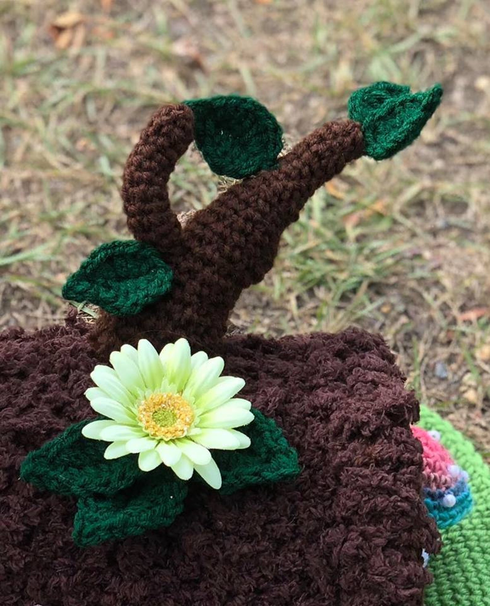 Crochet Tree Trunk Fairy House of Mr & Mrs Trickle Crochet - Etsy Canada