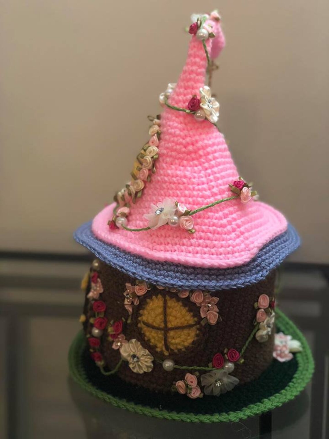 Crochet Fantasy Fairy House, Fairy House Pattern - Etsy