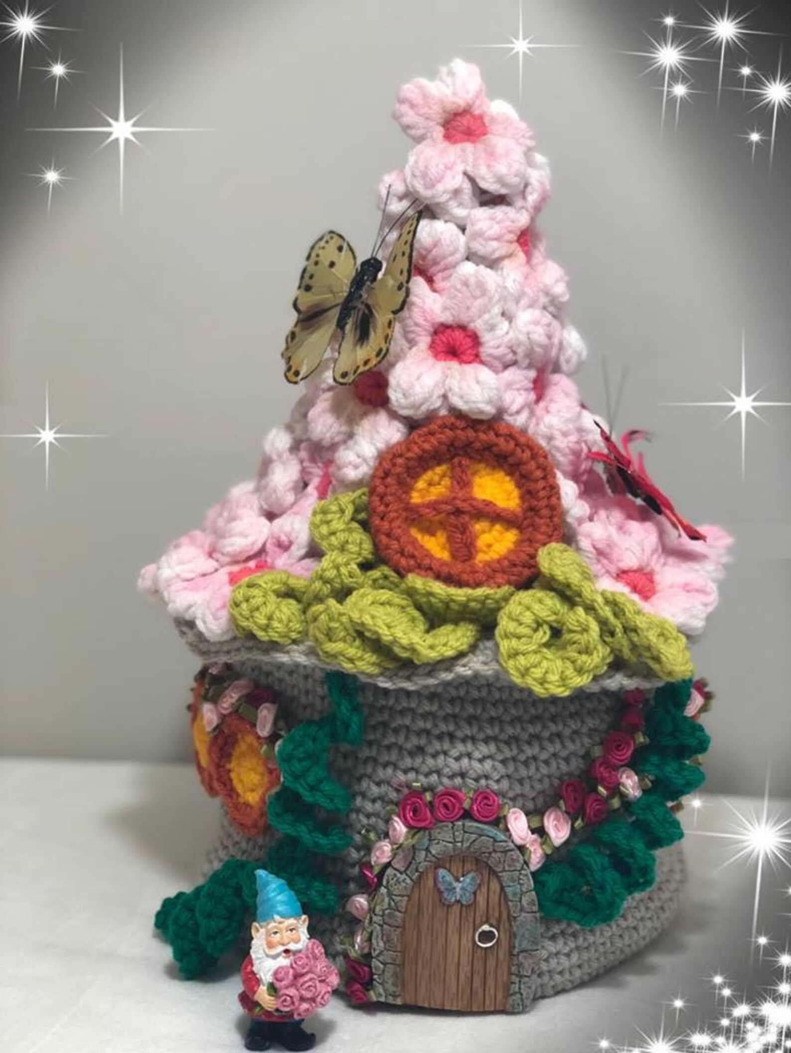 Crochet Spring Fantasy Fairy House Fairy House Pattern - Etsy