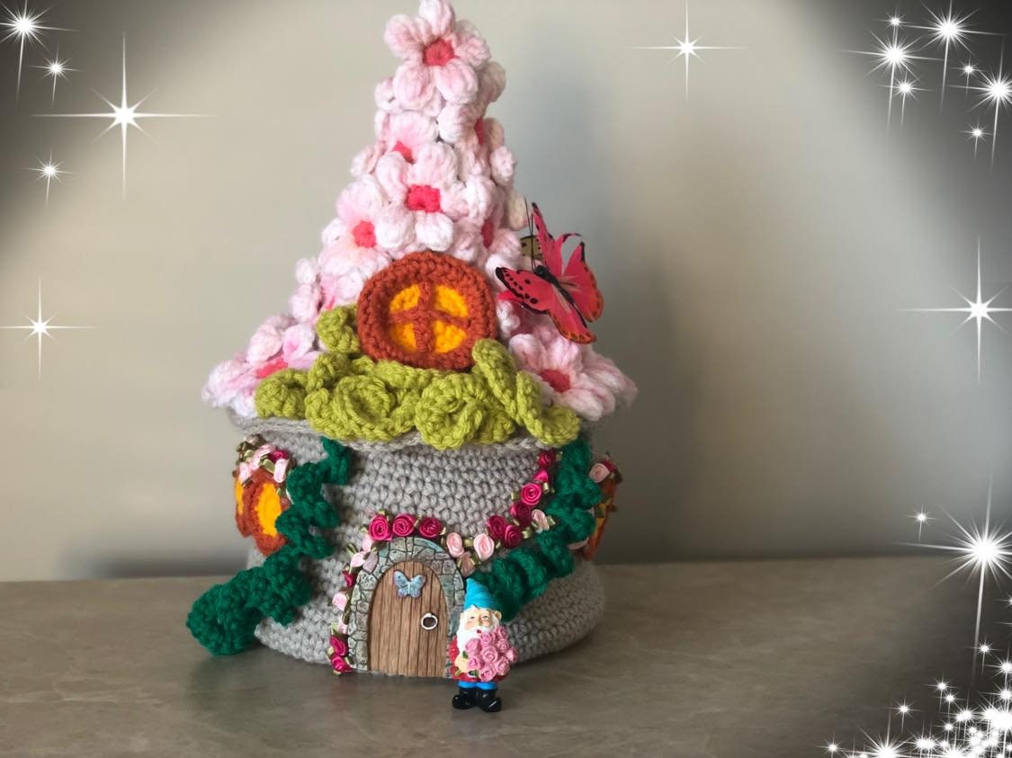 Crochet Spring Fantasy Fairy House Fairy House Pattern - Etsy