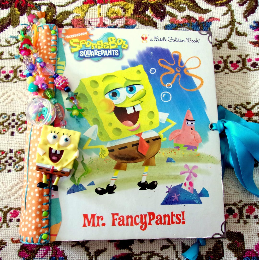 Spongebob Squarepants Little Golden Book Junk Journal - Etsy