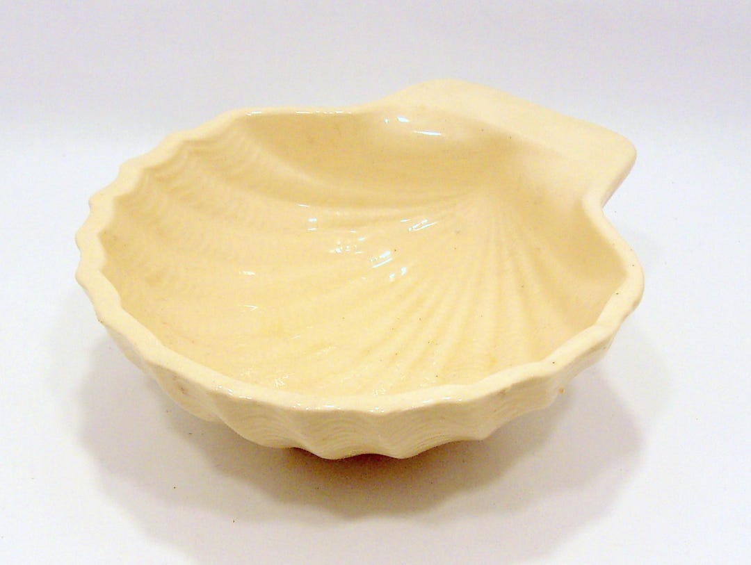 Mccoy Pottery Shell Dish Trinket Holder Bowl - Vintage 70s Islander ...