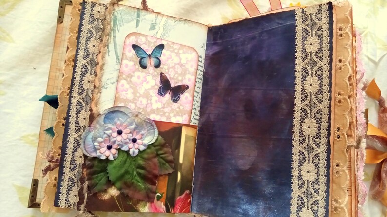 Handcrafted Junk Journal - English Poetry - Eclectic Vintage Ephemera ...