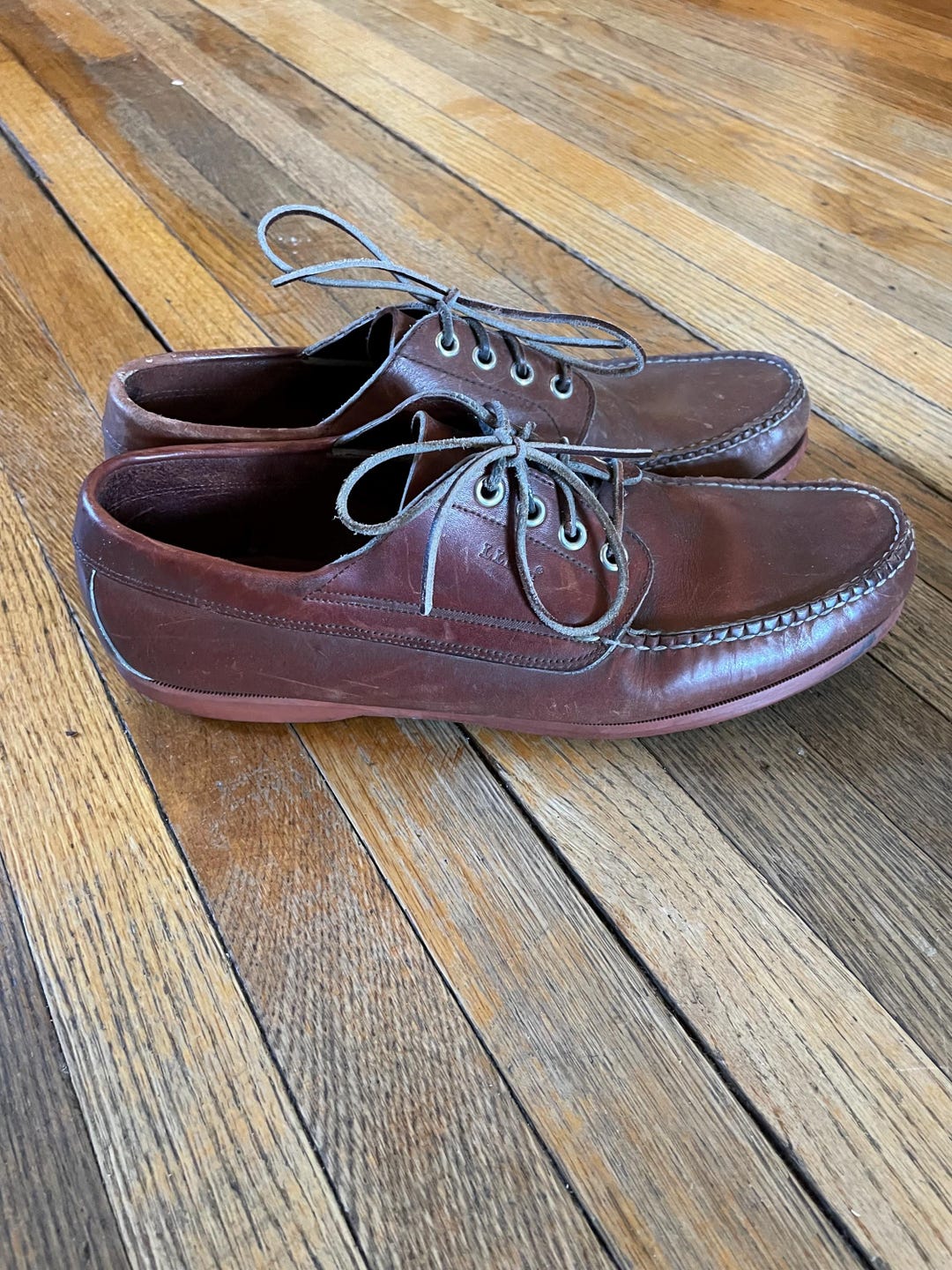 Vintage LL Bean Camp Moccasin Slip on Loafers 11 M 80s 90s Outdoor ...