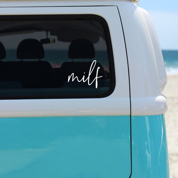 Milf Tumbler Decal - Etsy