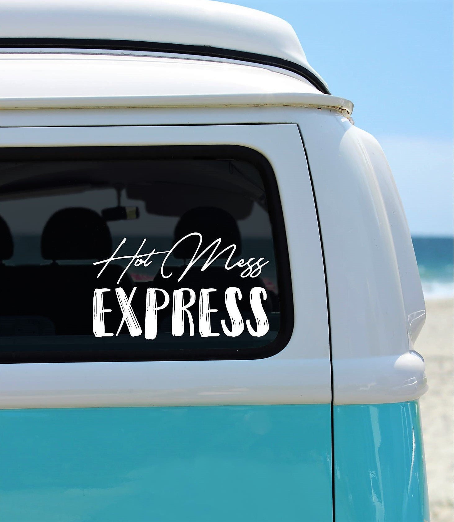 Hot Mess Express Car Decal Car Sticker Mom Decal Funny - Etsy
