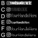 Instagram Handle Car Decal, Car Sticker, Influencer Decal, IG Sticker ...