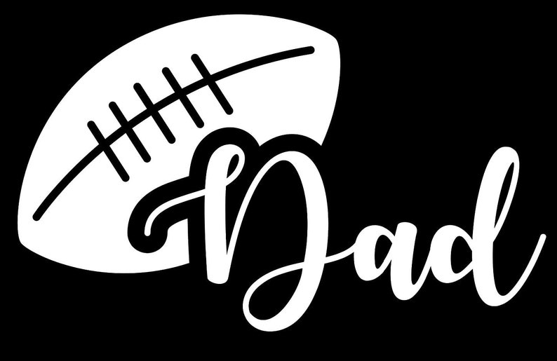 Personalized Football Parent/grandparent Car Decal, Window Vinyl - Etsy